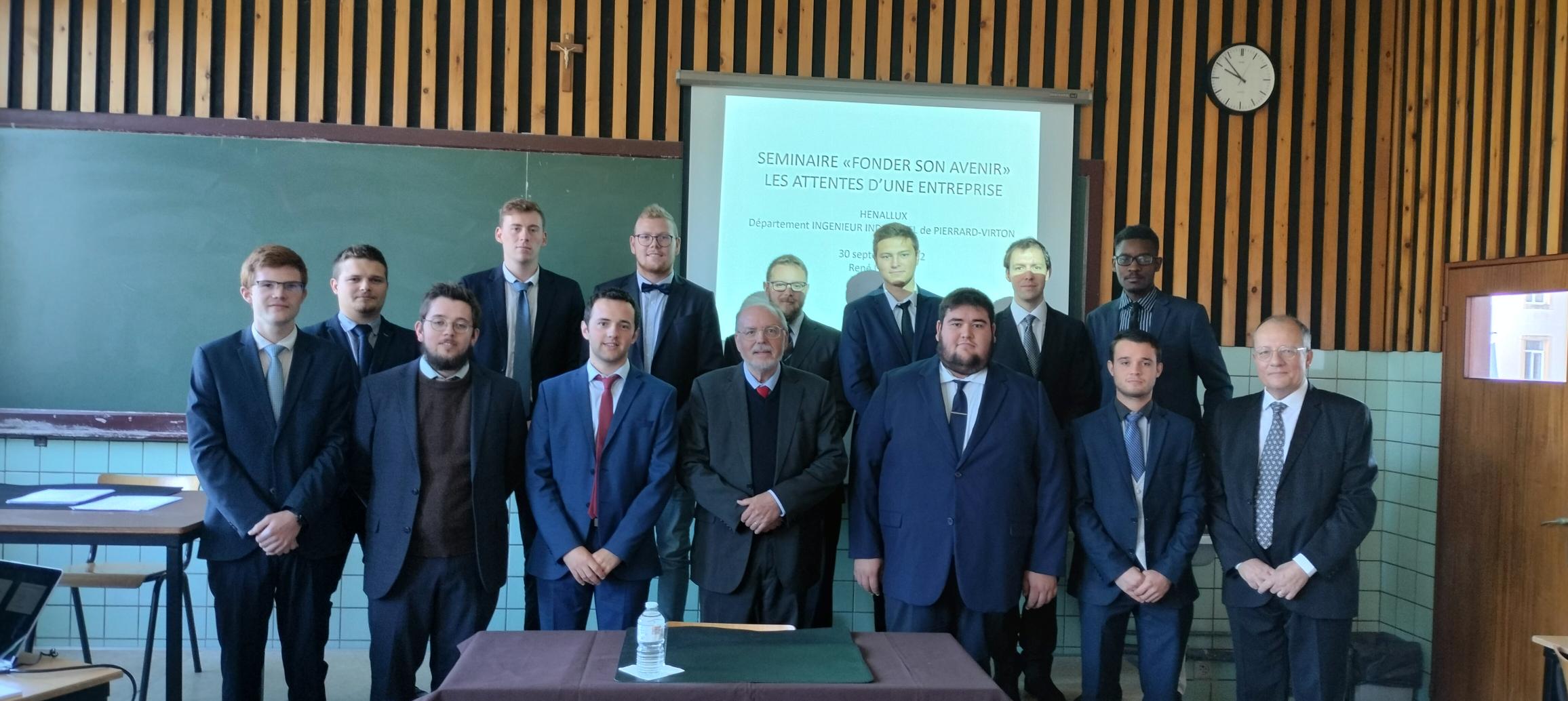 Premier séminaire de l'année pour les futurs Ingénieurs ! | HENALLUX
